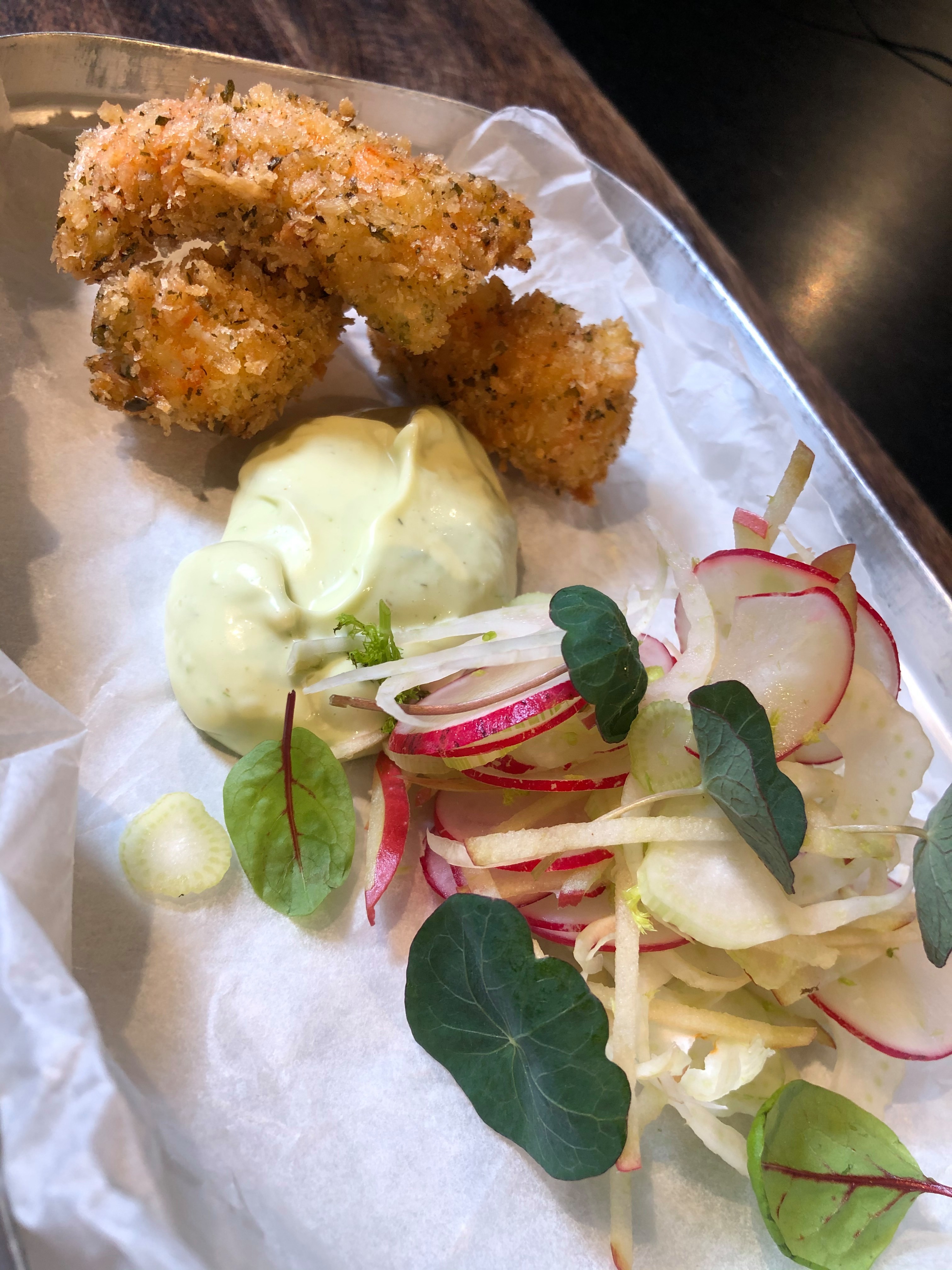 Fritert sjøkreps - Matarena